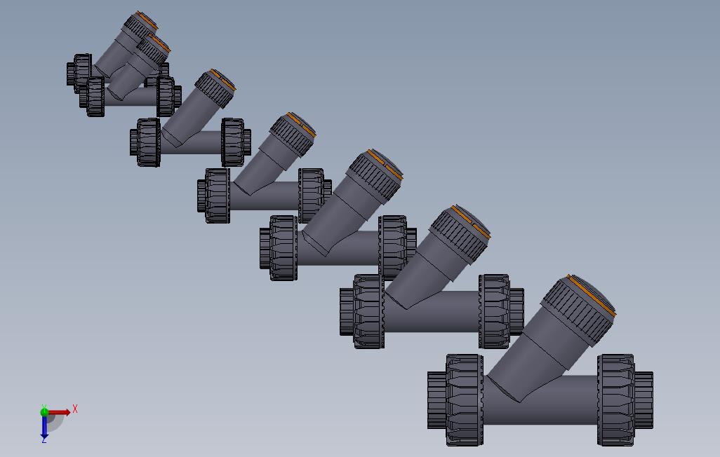 FIP-UPVC-Y型过滤器_SOLIDWORKS 2018_模型图纸下载 – 懒石网