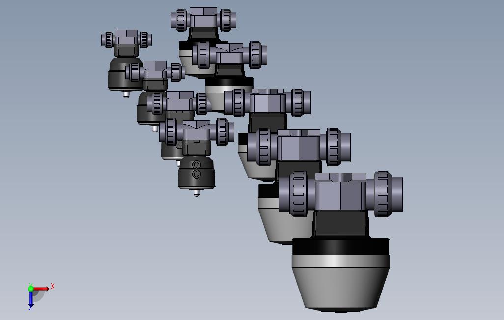 FIP-UPVC气动隔膜阀_SOLIDWORKS 2018_模型图纸下载 – 懒石网