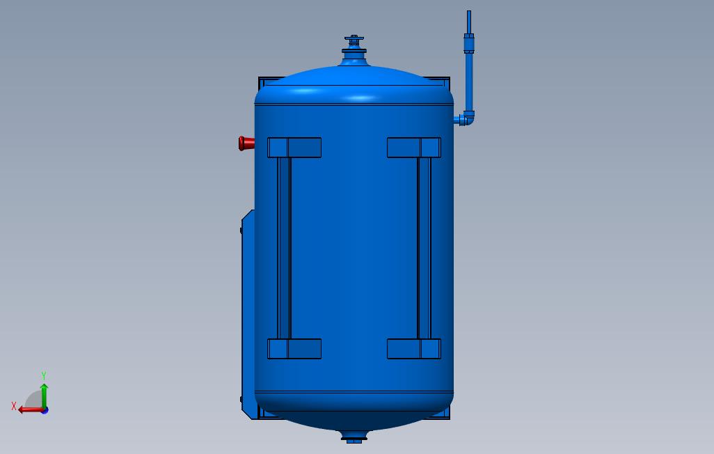 防爆空压机solidworks 2018模型图纸下载 懒石网
