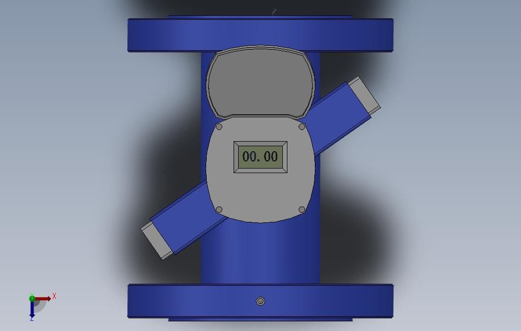 水表DN80_SOLIDWORKS 2017_模型图纸免费下载 – 懒石网