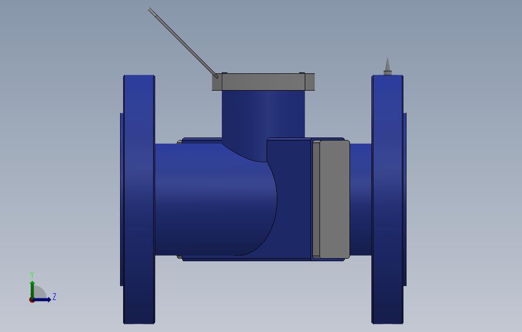 水表DN80_SOLIDWORKS 2017_模型图纸免费下载 – 懒石网