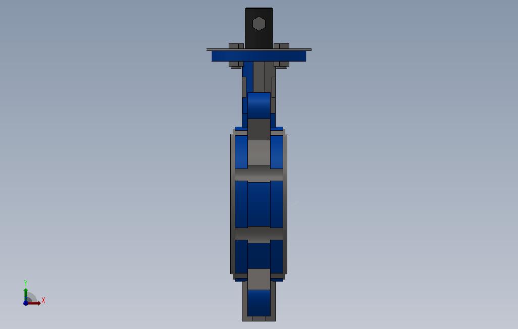 D71F-16P-DN100_SOLIDWORKS 2018_模型图纸免费下载 – 懒石网
