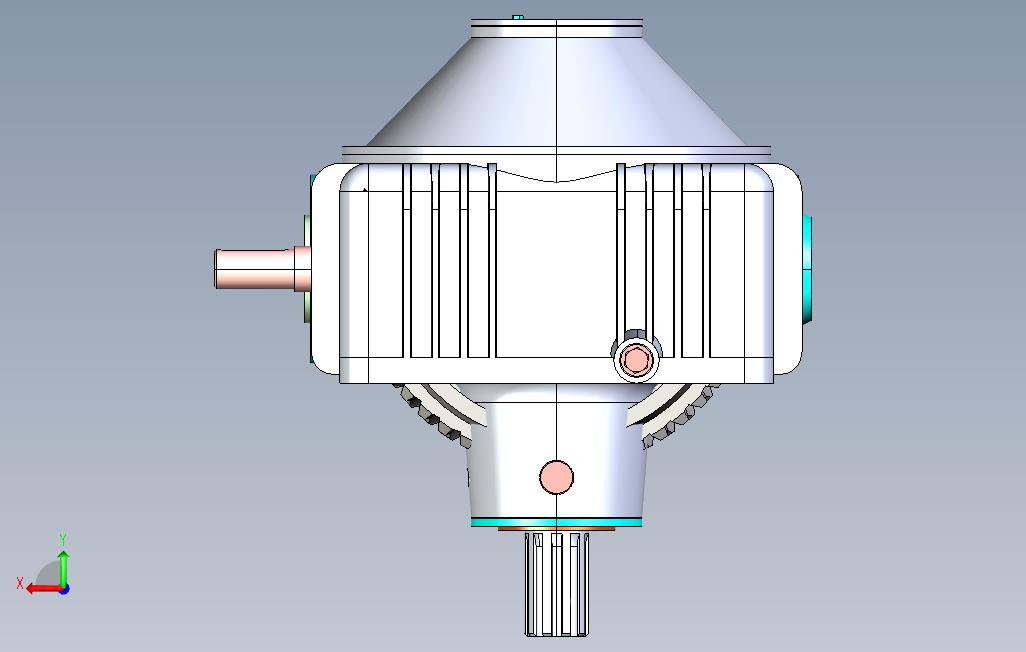 带安全离合器蜗轮箱模型3d图纸igs格式iges模型图纸下载 懒石网