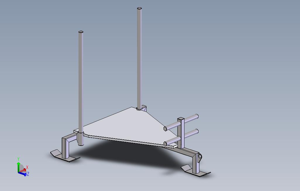 滑橇3p_2d_SOLIDWORKS 2012_模型图纸下载 – 懒石网