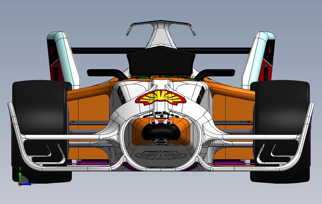 概念F1赛车_SOLIDWORKS 2016_模型图纸下载 – 懒石网