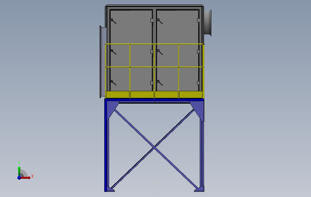 精细过滤器。hepa滤清器solidworks 2018模型图纸下载 懒石网