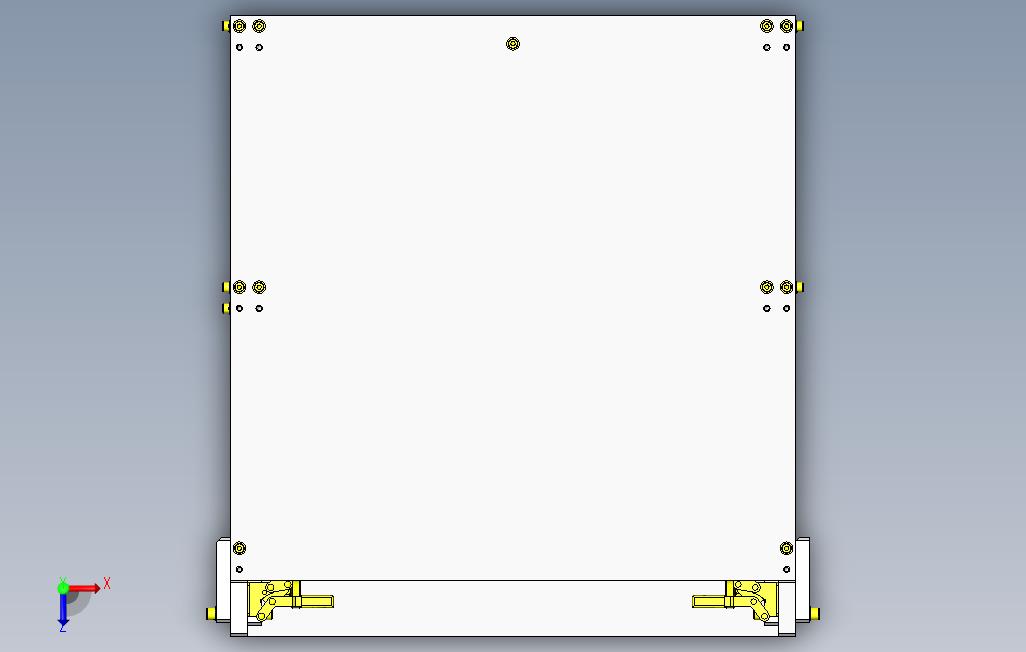 薄板储物柜出入导轨_SOLIDWORKS 2010_模型图纸下载 – 懒石网