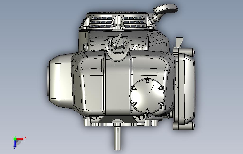 Hondagx1发动机模型3d图纸step格式step模型图纸下载 懒石网