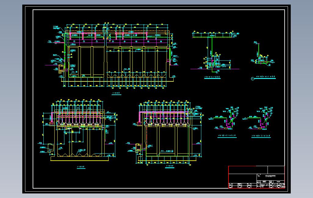 UASB三项分离器安装图_AutoCAD_模型图纸下载 – 懒石网