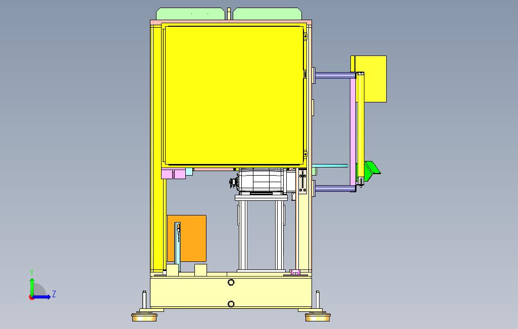 带转盘的机架总成3d模型swstep模型图纸下载 懒石网