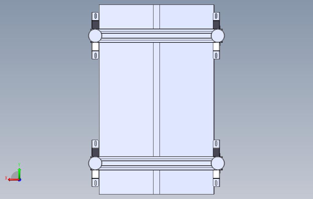 铝型材辊道输送机solidworks 2014模型图纸下载 懒石网