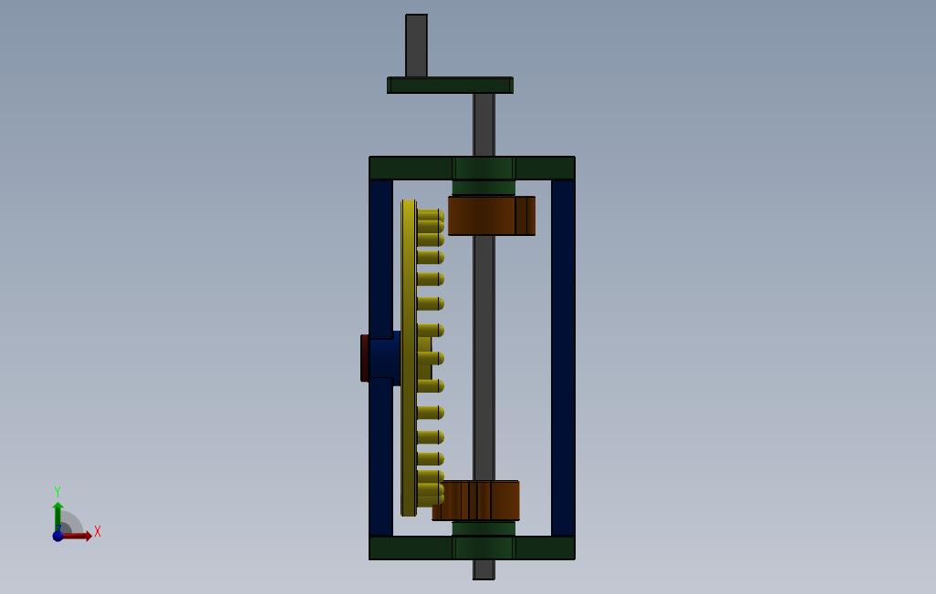 换向机构_SOLIDWORKS 2016_模型图纸下载 – 懒石网