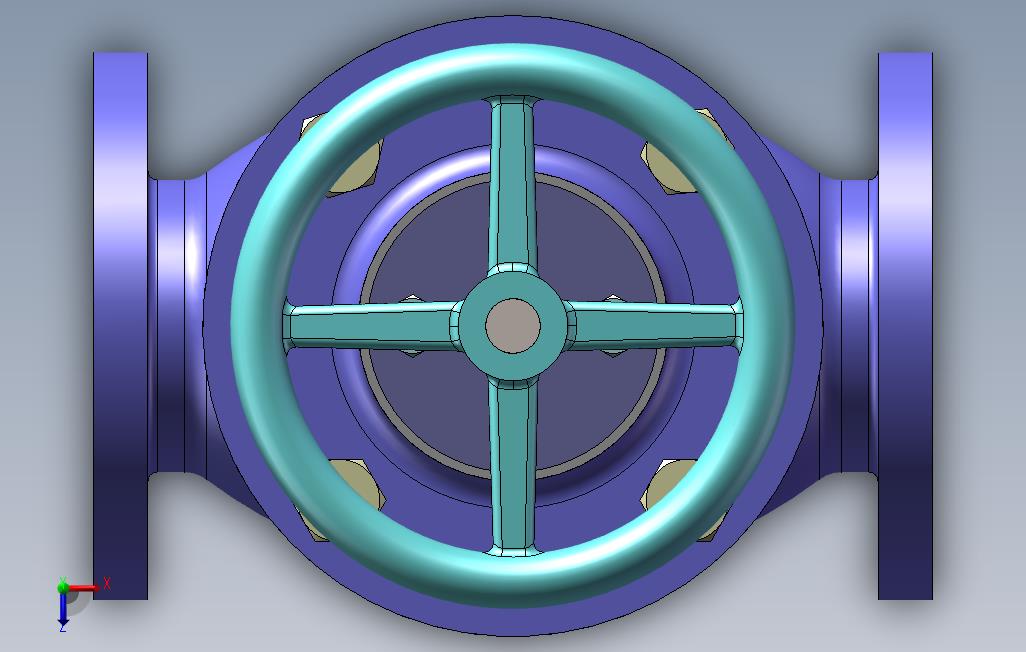 蒸汽截止阀DN76_SOLIDWORKS 2012_模型图纸下载 – 懒石网