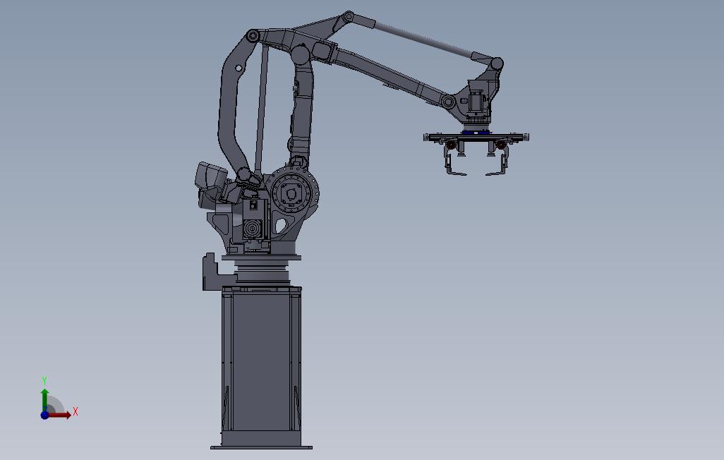 机械手码垛机solidworks 2016模型图纸下载 懒石网