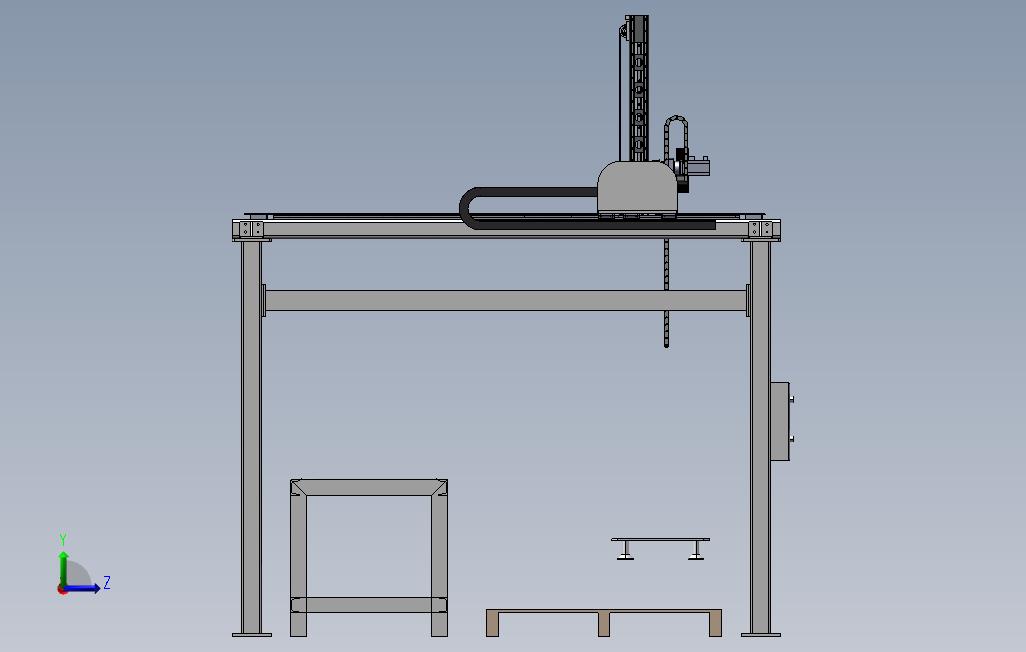玻璃码垛机械solidworks 2018模型图纸下载 懒石网