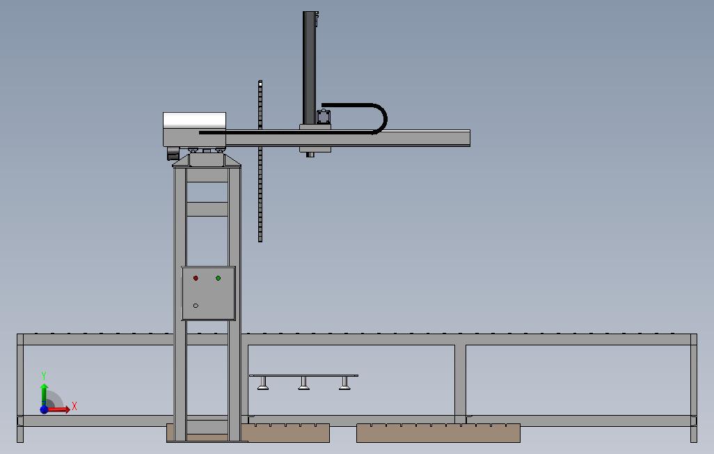 玻璃码垛机械solidworks 2018模型图纸下载 懒石网
