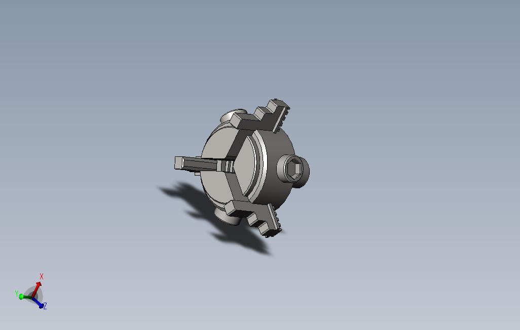 三爪卡盘3d模型 1 Solidworks 2012 模型图纸下载 懒石网