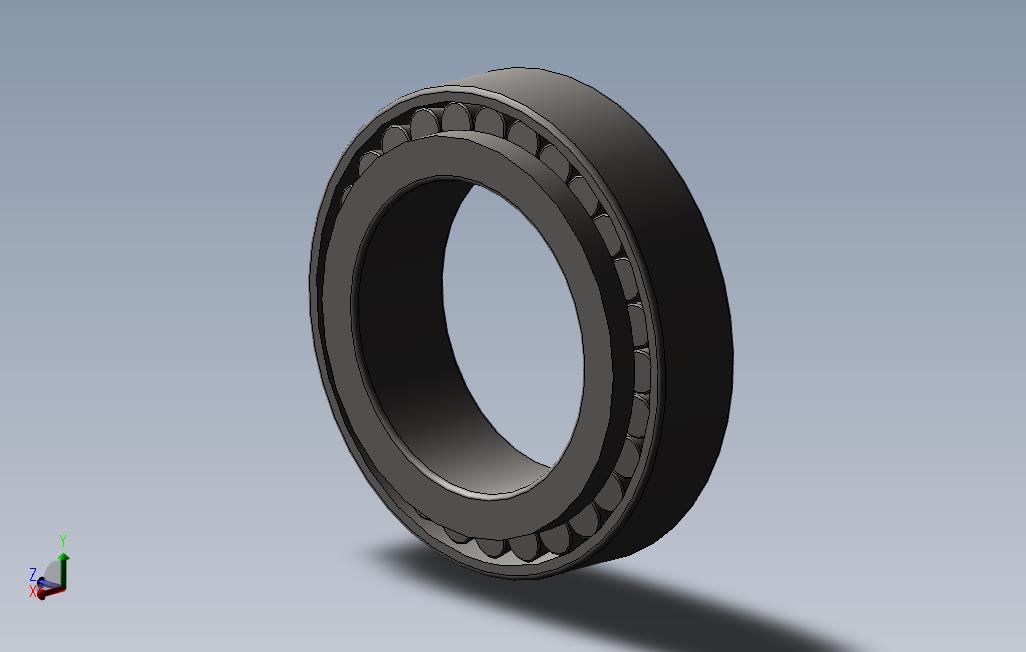 圆锥滚子轴承32907_SOLIDWORKS 2011_模型图纸下载 – 懒石网