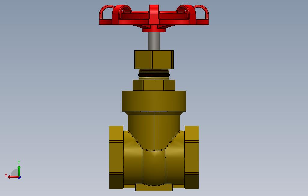 截止阀dn25solidworks 2016模型图纸下载 懒石网