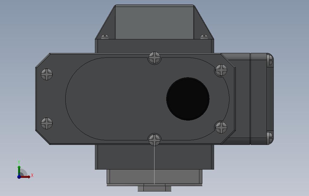 电动阀执行器solidworks 2018模型图纸下载 懒石网