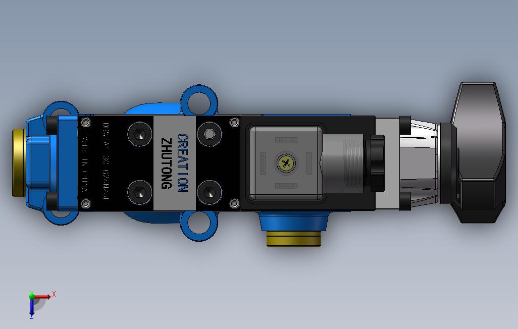 Dbwt 1遥控溢流阀solidworks 2012模型图纸下载 懒石网