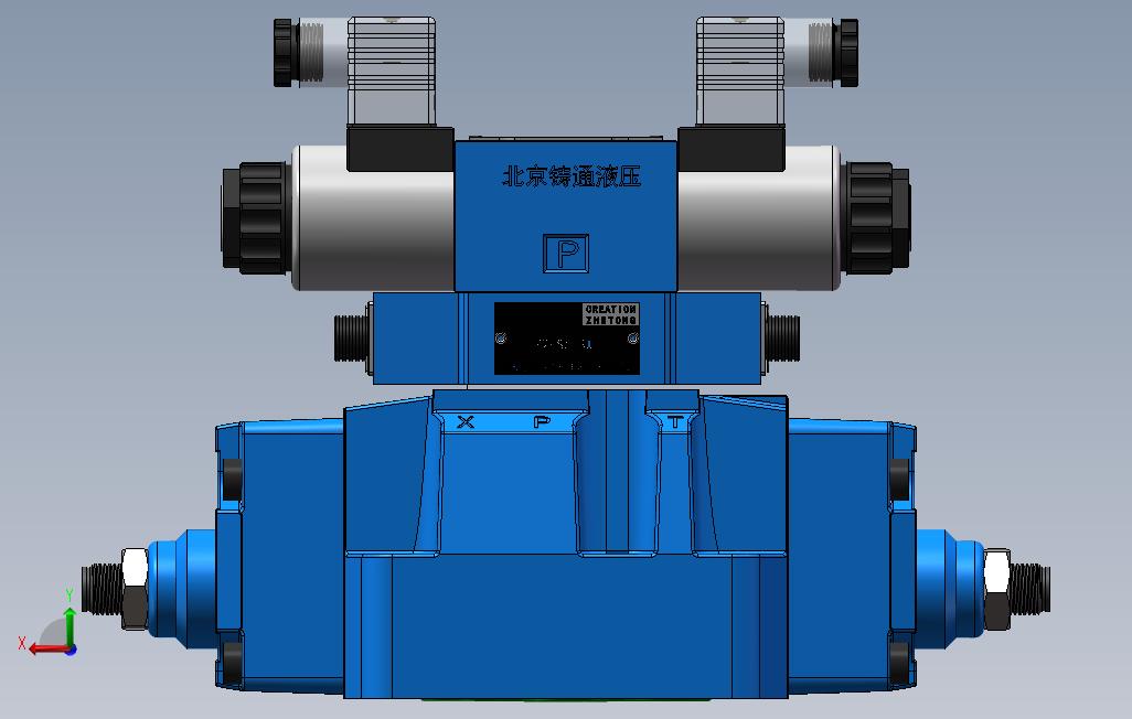 H 4weh16 S电液换向阀 1solidworks 2012模型图纸下载 懒石网