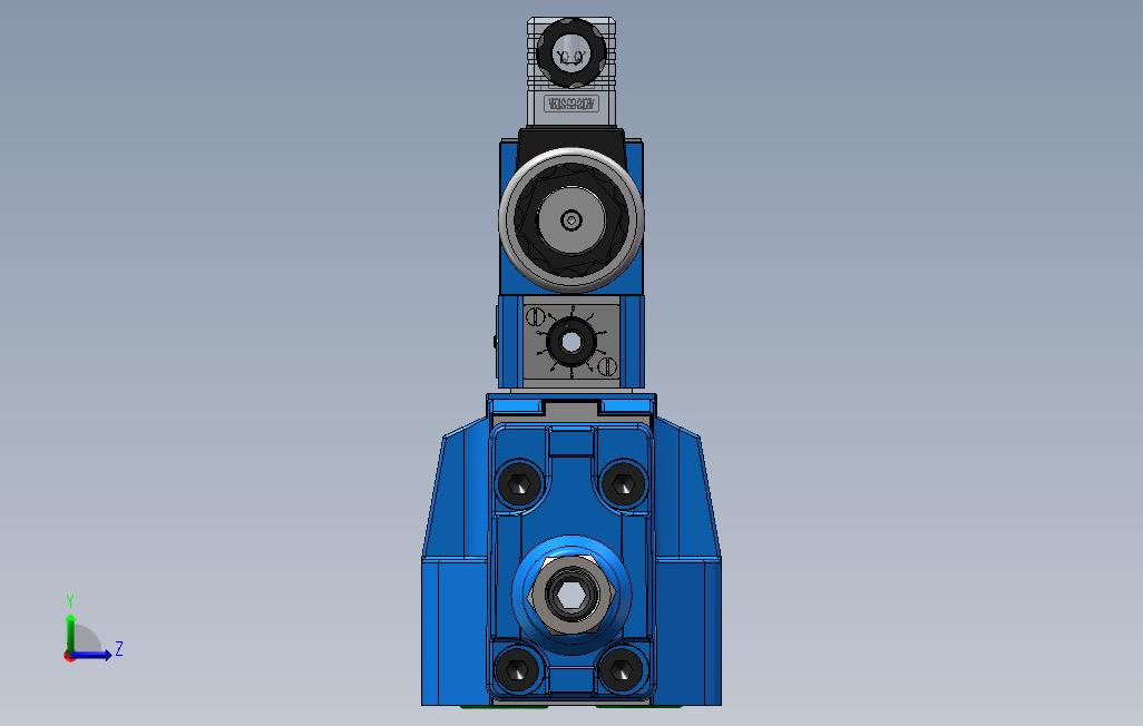 H 4weh16 S电液换向阀 1solidworks 2012模型图纸下载 懒石网
