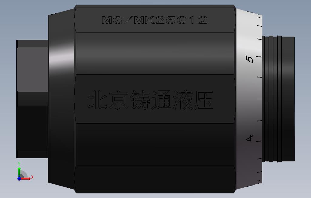 Mg Mk25单向节流阀solidworks 2012模型图纸下载 懒石网