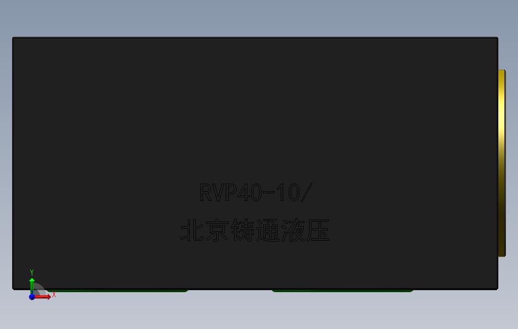 Rvp40单向阀solidworks 2012模型图纸下载 懒石网