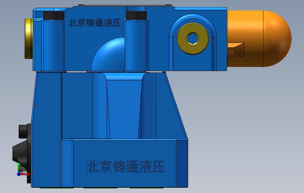 Da10 2先导式卸荷溢流阀solidworks 2012模型图纸下载 懒石网
