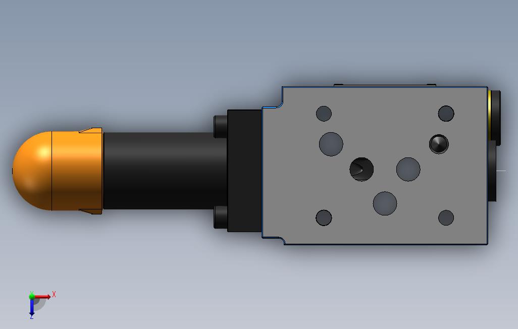 Zdr10db2 Y叠加式直动减压阀solidworks 2012模型图纸下载 懒石网