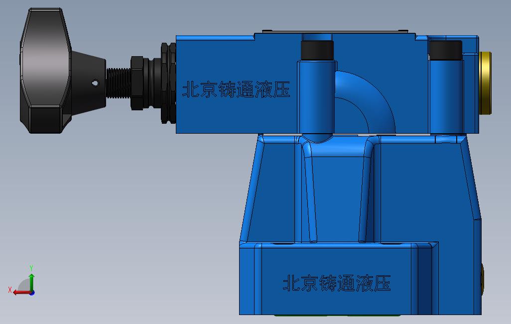 Dz10 1先导式顺序阀solidworks 2012模型图纸下载 懒石网