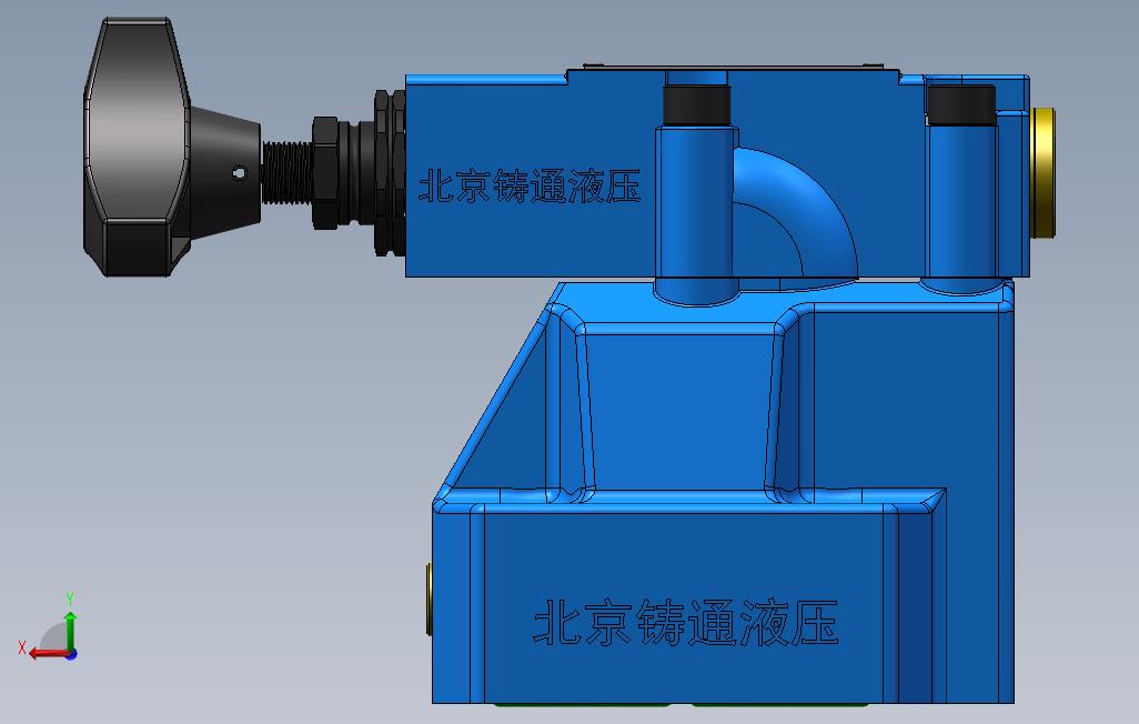 Dz20 1 M先导式顺序阀solidworks 2012模型图纸下载 懒石网