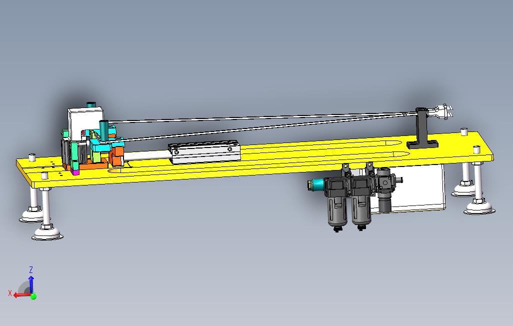 Braun线束对裁设备（sw15可编辑工程图）_SOLIDWORKS 2017_模型图纸下载 – 懒石网