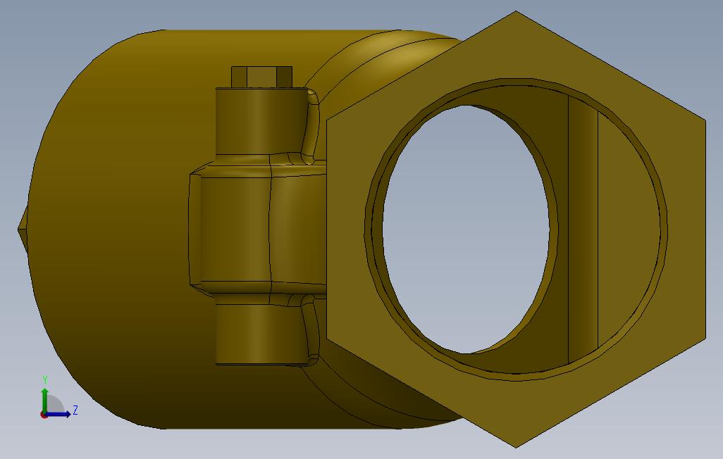 Y型过滤器dn40 黄铜solidworks 2011模型图纸下载 懒石网