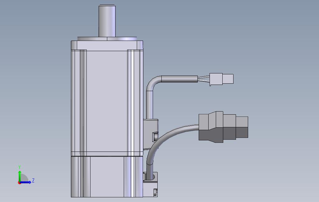 台达伺服电机ecma Jx0604rs（无刹车）solidworks 2016模型图纸下载 懒石网