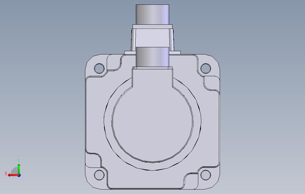 台达伺服电机ecma Kx1315es（无刹车）solidworks 2016模型图纸下载 懒石网