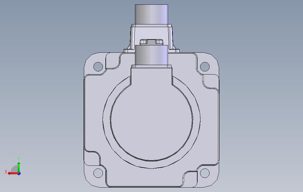 台达伺服电机ecma Kx1320fs（无刹车）solidworks 2016模型图纸下载 懒石网