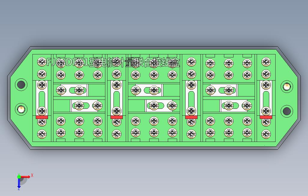 接线盒（FJ6-DFY1）_SOLIDWORKS 2016_模型图纸下载 – 懒石网