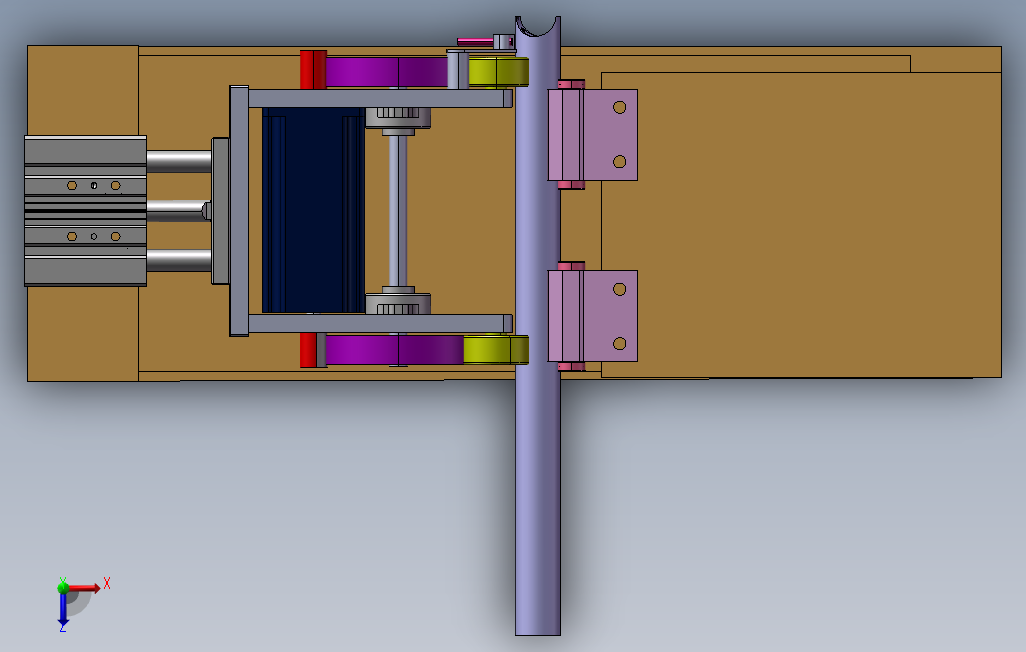 圆管的定心夹紧装置solidworks 2018模型图纸下载 懒石网