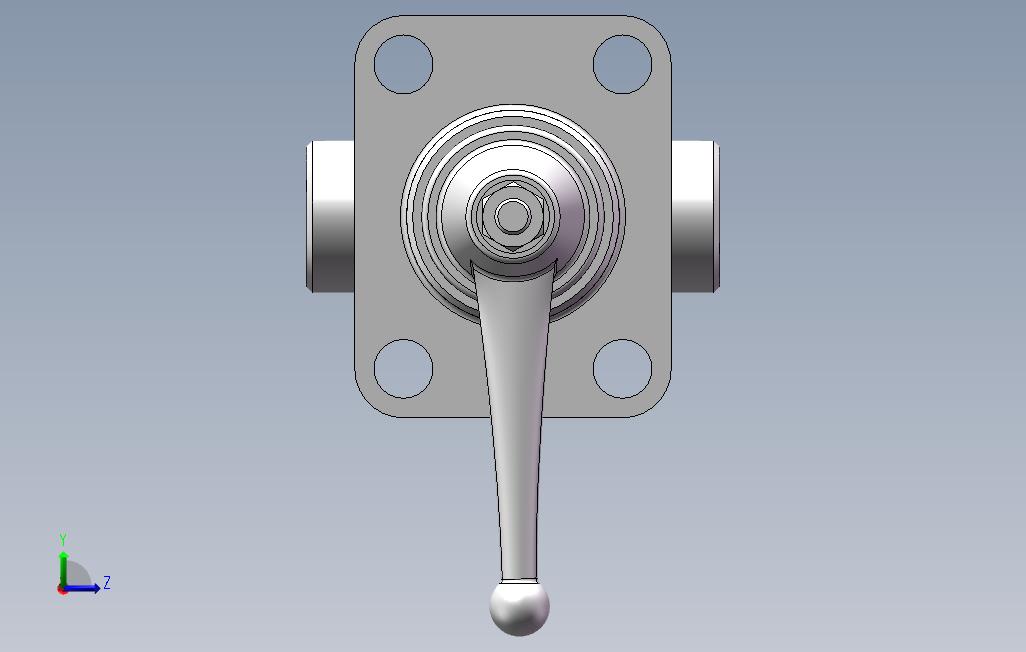 换向阀solidworks 2013模型图纸免费下载 懒石网