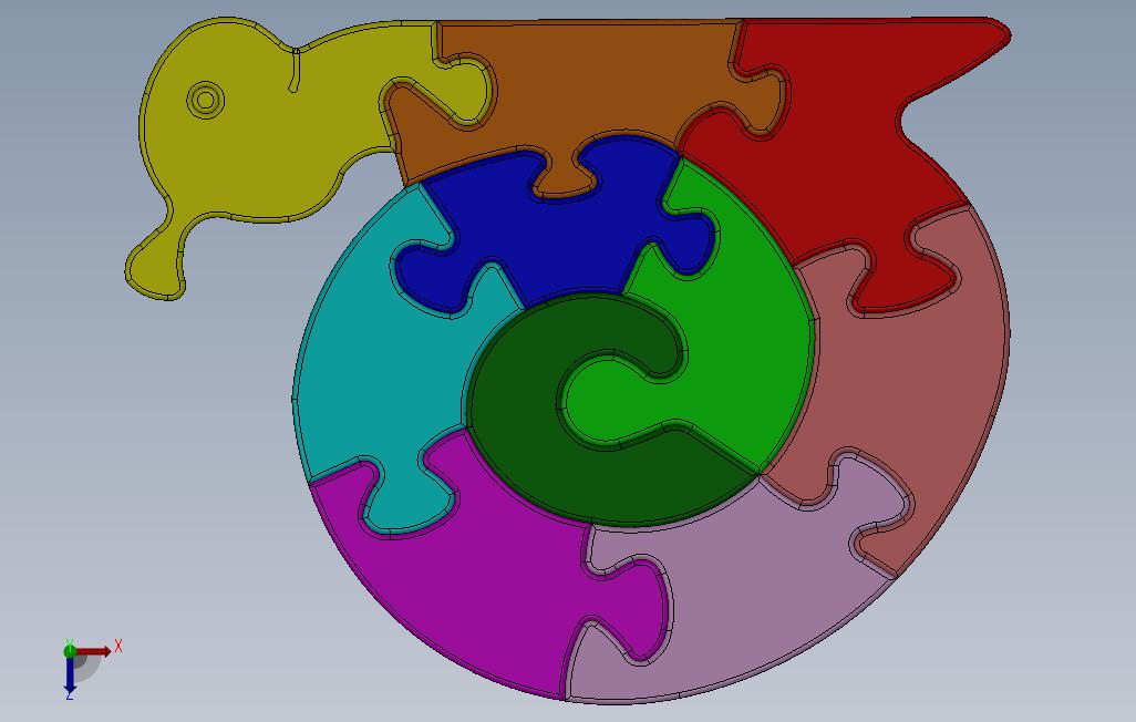 木3d拼图玩具solidworks 2012模型图纸免费下载 懒石网