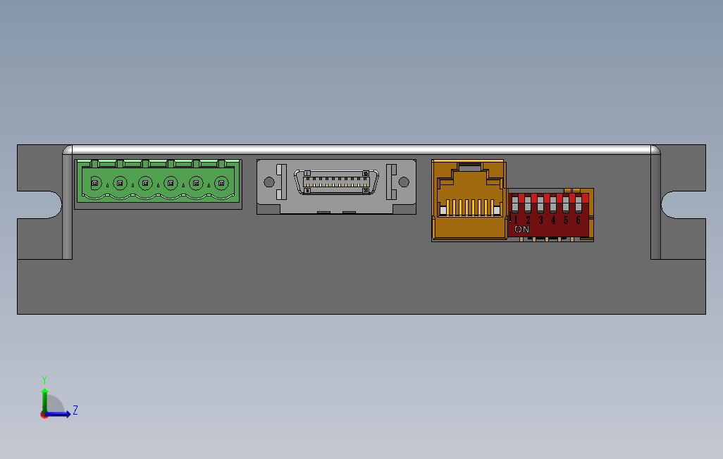步科步进电机驱动器模型solidworks 2016模型图纸免费下载 懒石网