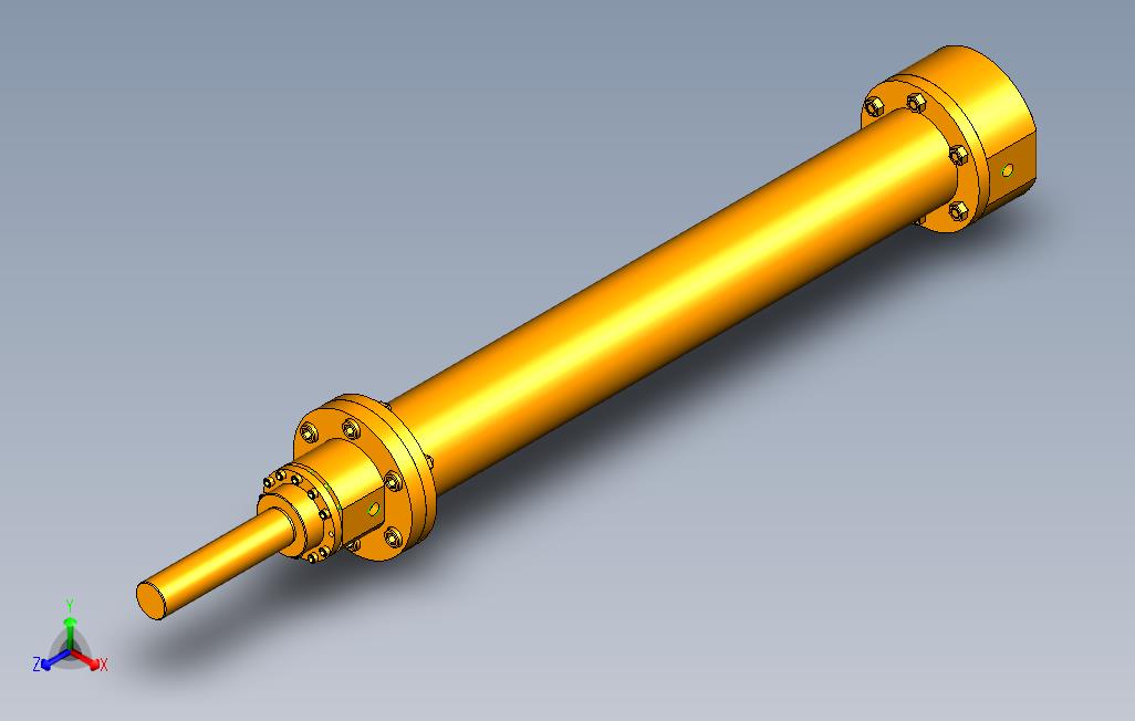 液压缸_UG_模型下载 – 懒石网