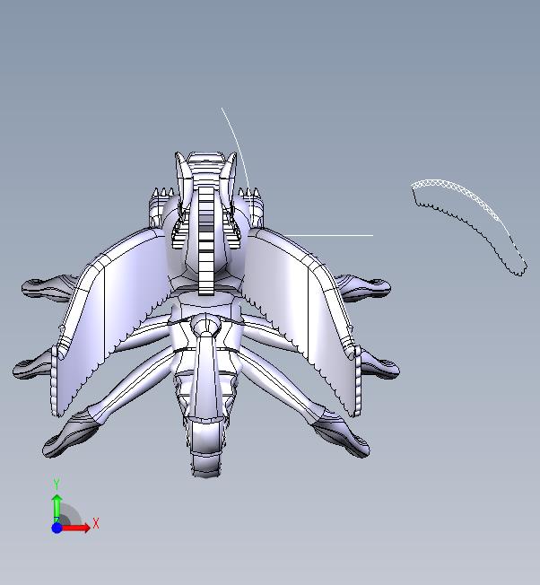神秘野兽标志_CATIA_模型图纸免费下载 – 懒石网