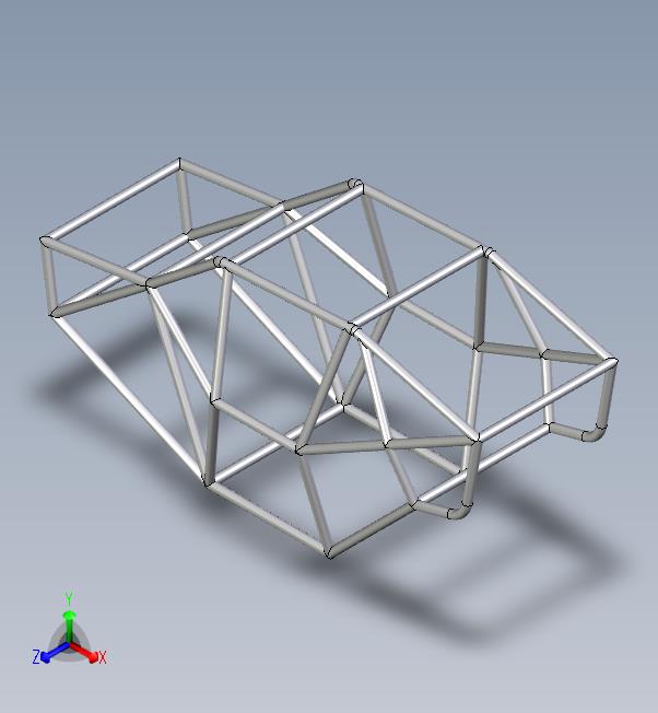 管状汽车构架_STEP_模型图纸免费下载 – 懒石网