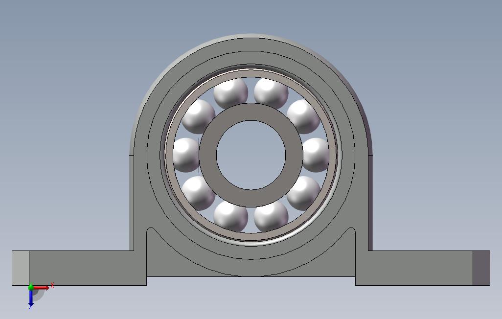 轴承座kp系列轴径1mm和8mm两种solidworks 2013模型图纸免费下载 懒石网