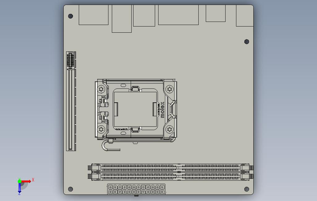 迷你ITX主板_STEP_模型图纸免费下载 – 懒石网