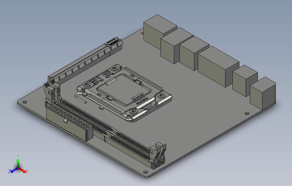 迷你ITX主板_STEP_模型图纸免费下载 – 懒石网