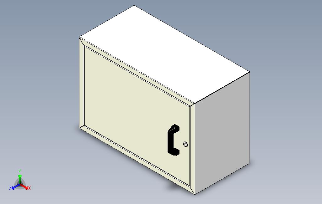 金属储物柜_STEP_模型图纸免费下载 – 懒石网